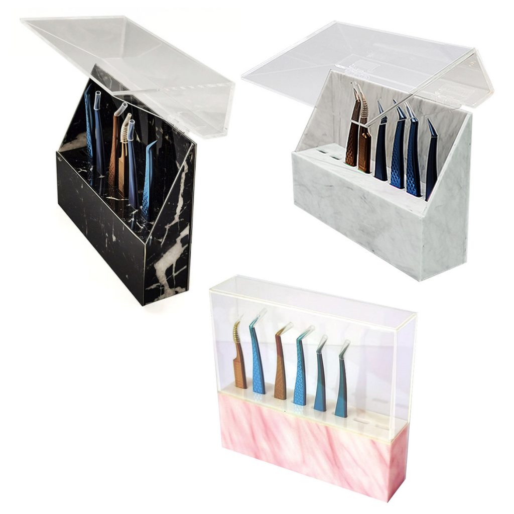8-Hole Marbling Tweezer Display Stand | GAlash.com